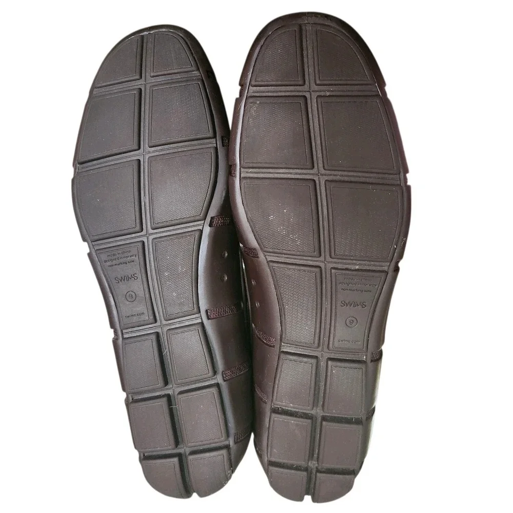 Swims | Shoes | Swims Braided Lace Loafer Mens 9 Brown Water Resistant ...